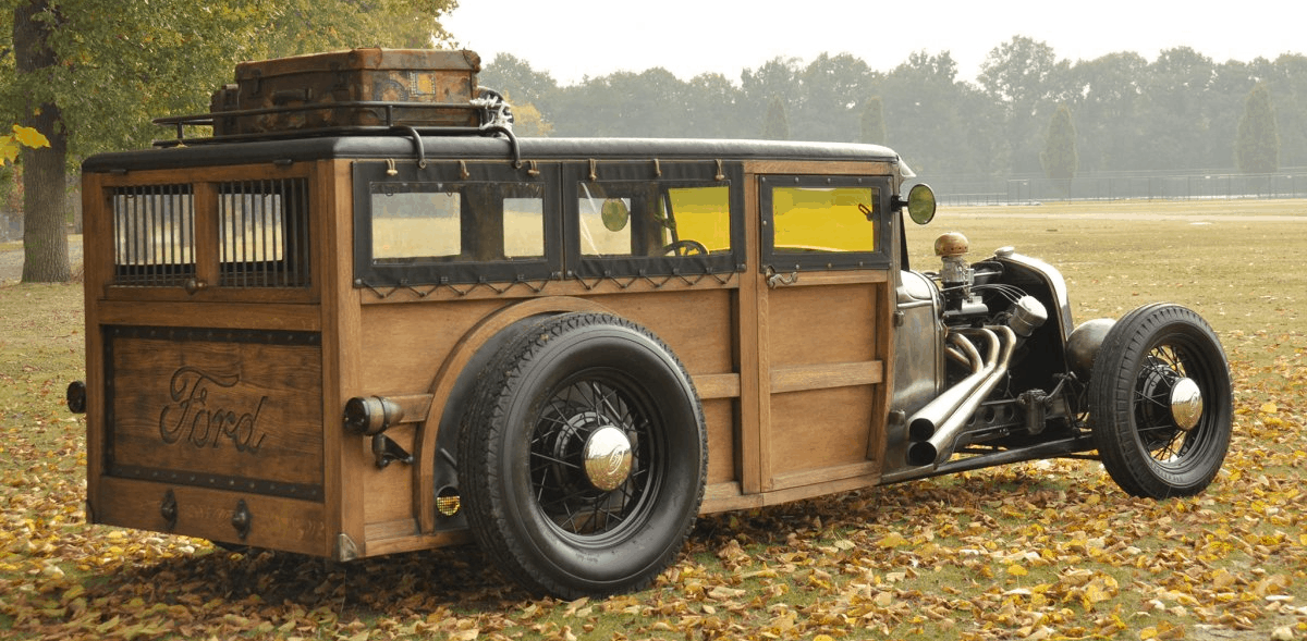The Coffin Shaker ~ G28T 4-Banger Model A Hot Rod