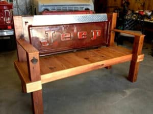 Spare Tailgate? How To Make a Tailgate Bench