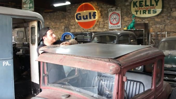 How To Make a Metal Roof Insert for a Ford Model A Coupe