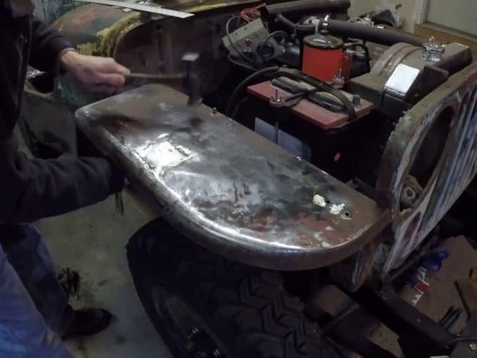 How To Remove Dents from Auto Body Panels Using a Slapper File