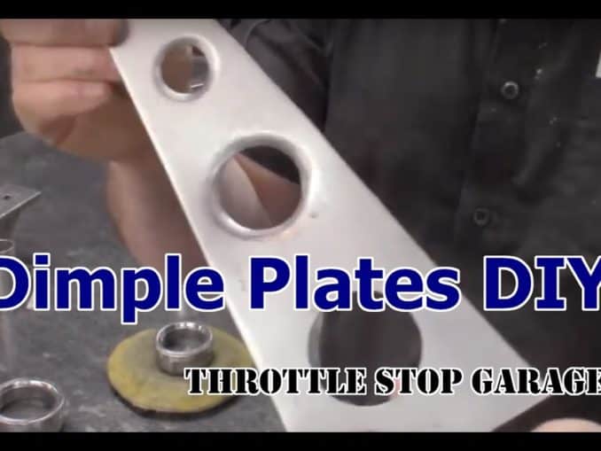 How To Drill and Press Dimple Holes in a Bumper