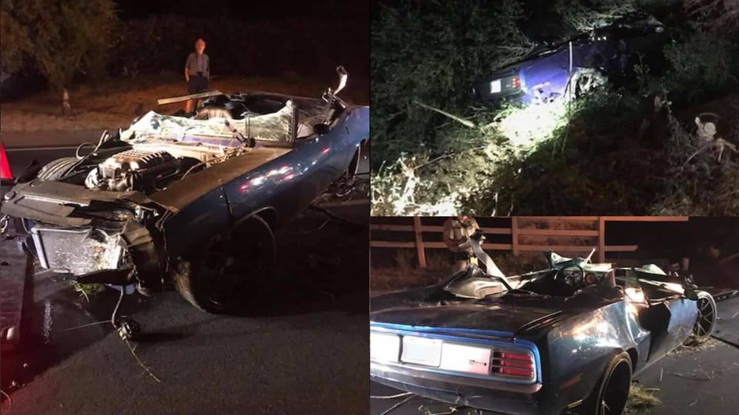 Kevin Hart’s Wrecked 1970 Plymouth ‘Cuda aka “Menace” by SpeeKore