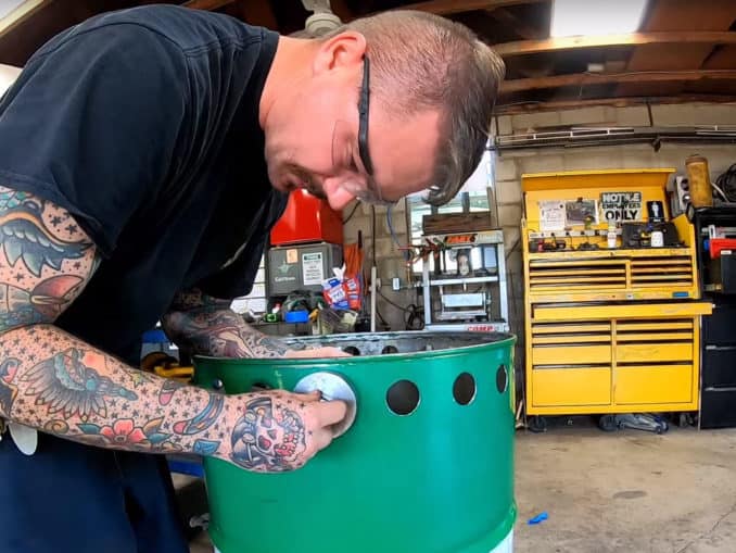 How To Drill and Press Dimple Holes in a Bumper