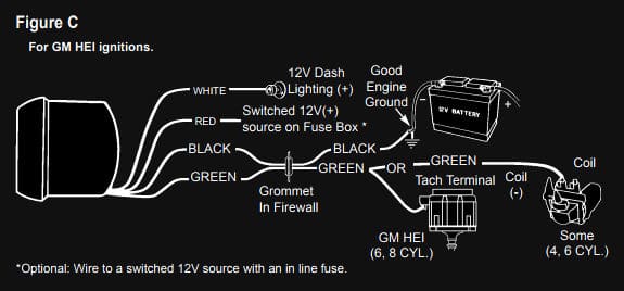 Alternator Wiring Diagram Tachometer Wiring Flow Schema