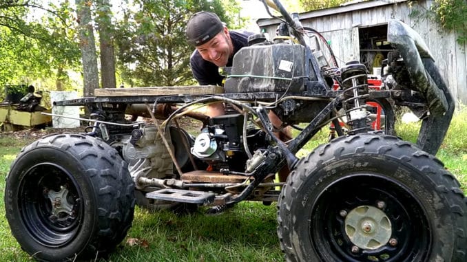 Rat Rod Quad ~ Predator 420cc Powered ATV