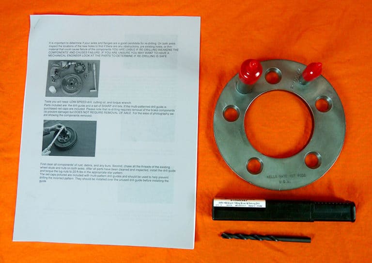 How To Re-Drill Axles/Brakes For Different Bolt Pattern Wheels