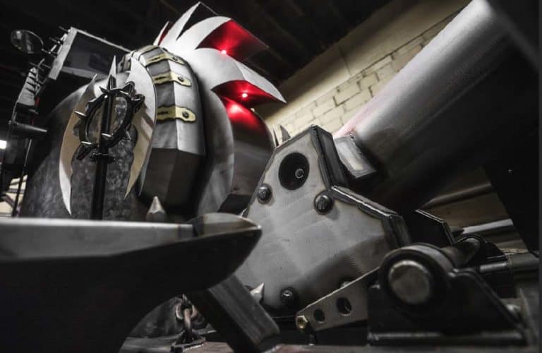 Florida Man Builds $200,000 Knight's Helmet Hot Rod ~ Medieval One