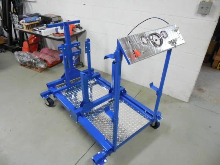 DIY Folding Engine Run Stand Build Plans for Ford, GM, and Mopar