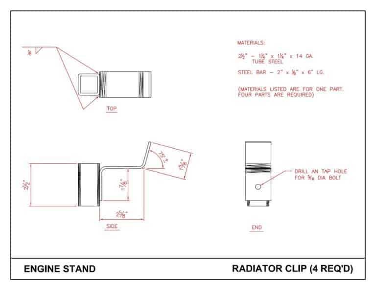 DIY Folding Engine Run Stand Build Plans for Ford, GM, and Mopar