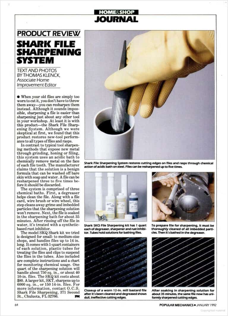 How To Clean and Sharpen a Dull Metal File