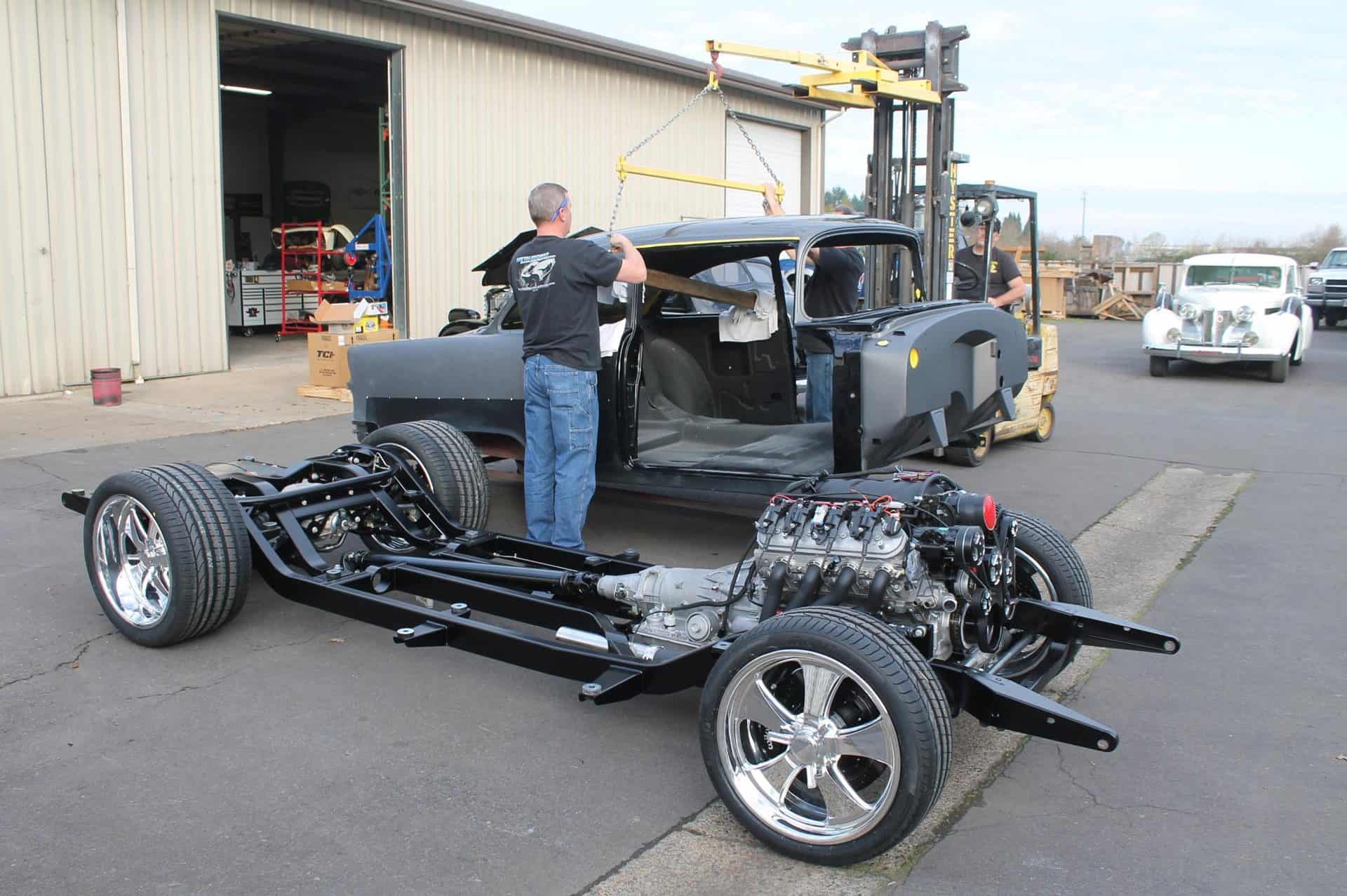 1,000hp '55 Chevy Build by MetalWorks Classic Auto Restoration