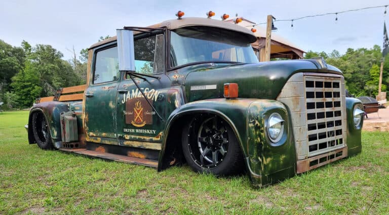 Backyard Built 1965 International Loadstar aka 'Rusty Nails'