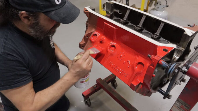 How To Do A Beautiful, Long-Lasting Engine Paint Job For A Dollar