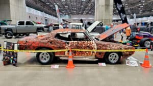 The Holey Goat '70 GTO Crashes Kansas City Autorama World of Wheels