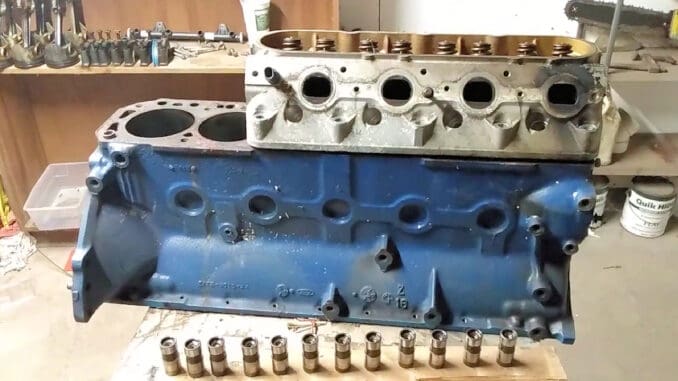 Ford 300 Inline 6 Hybrid with 5.3 Liter Chevy LS Cylinder Heads