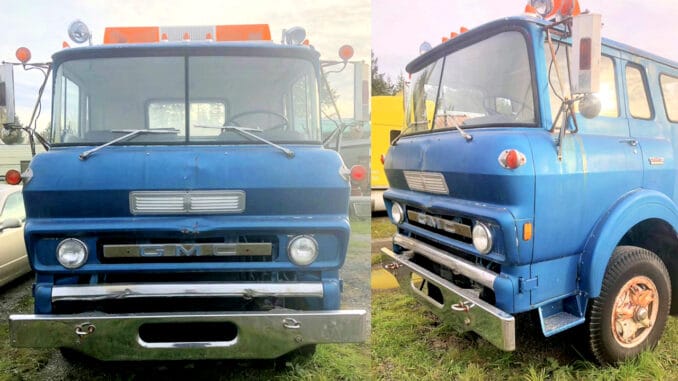1971 GMC COE Fire Truck to Ramp Truck Car Hauler Build
